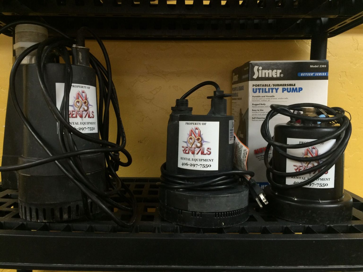 Simer 2305 Submersible Utility Pump - North 93 Rentals