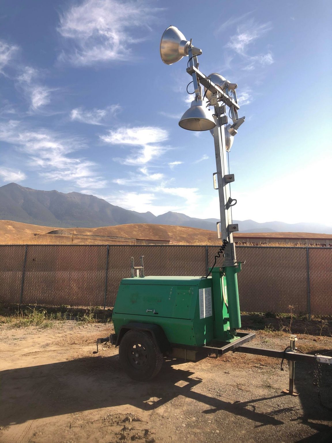 6000 Watt Towable Generator Light Tower North 93 Rentals