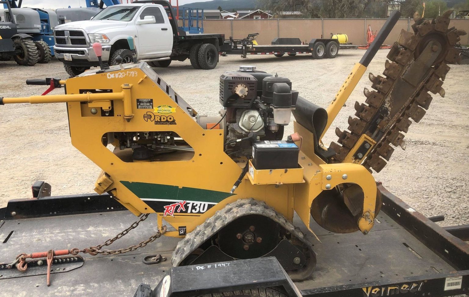 Trencher Vermeer RTX130 Pedestrian - North 93 Rentals