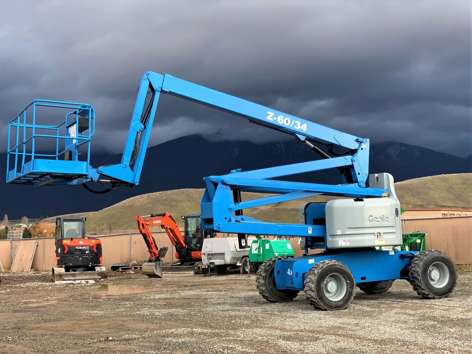60' GENIE Z60/34 4WD Articulating Manlift - North 93 Rentals