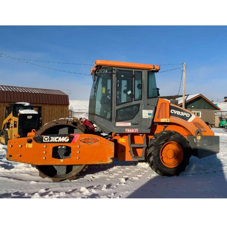 Single Padfoot Drum Vibratory Compactor XCMG CV83PDU - North 93 Rentals